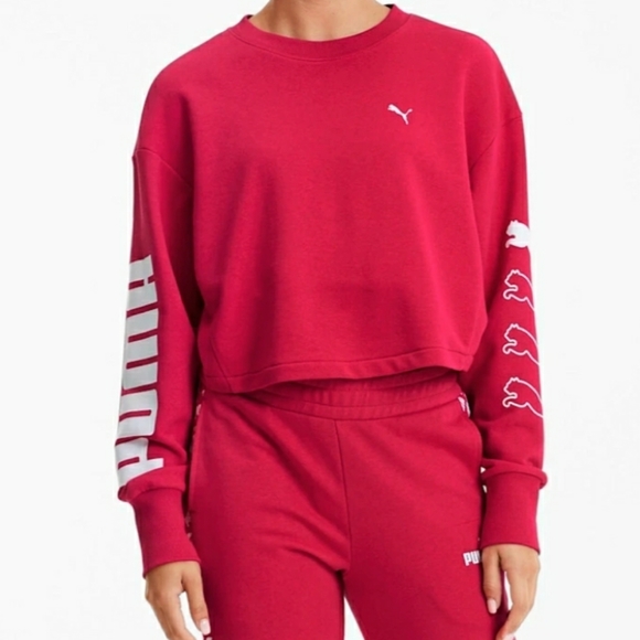 Puma | Tops | Puma Crew Sweatshirt Xl | Poshmark
